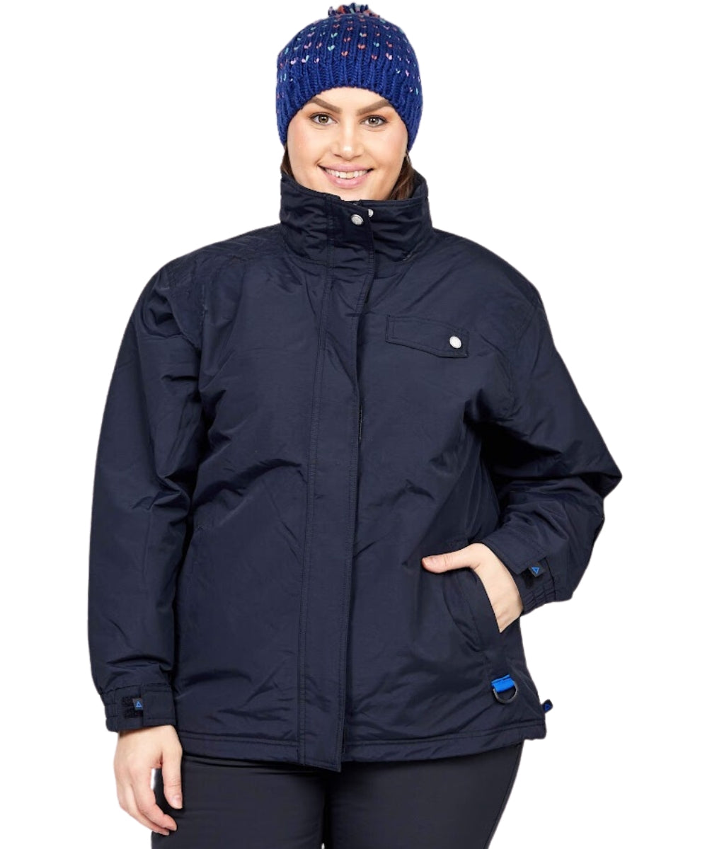 Aggress Vermont Plus Size Snow Jacket Black Sizes 16-30 | Plus Outdoor